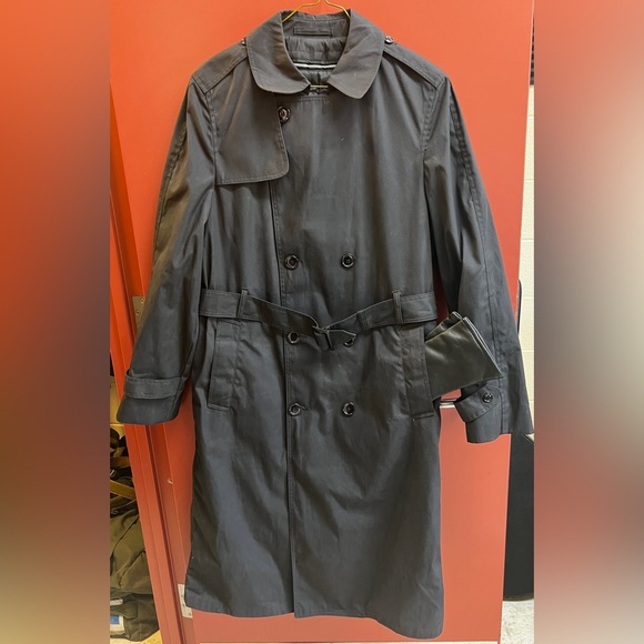Jackets & Coats | Army Service Uniform Overcoat And Leather Gloves ...
